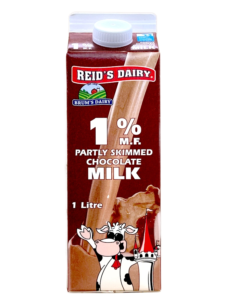 1% Chocolate Milk 1L | Reid’s Dairy