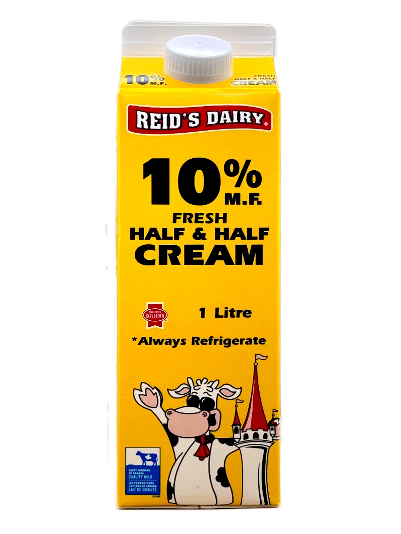 Half & Half Cream 1L | Reid’s Dairy