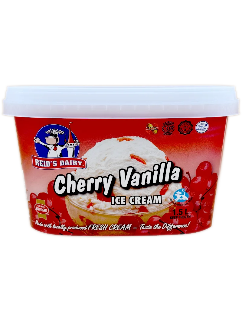 Cherry Vanilla Ice Cream | Reid’s Dairy