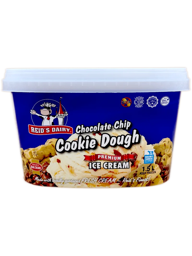 Chocolate Chip Cookie Dough Premium Ice Cream | Reid’s Dairy